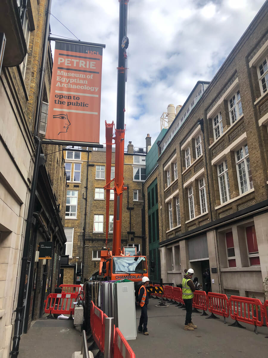 Chiller Installation - Petrie Museum - Artic